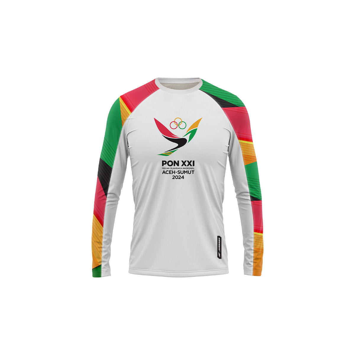 Jersey PON XXI 2024 Lengan Panjang - Bangkit - Putih
