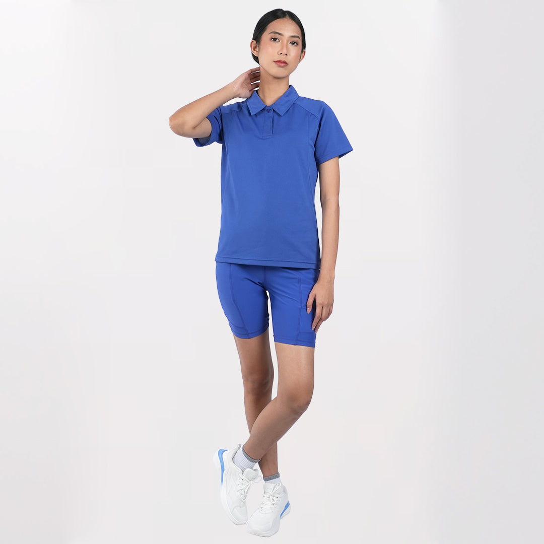 Juaraga Polo Shirt - Wanita JR Dynamic - Biru Ultramarine